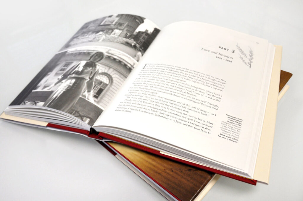 China in Another Time book design