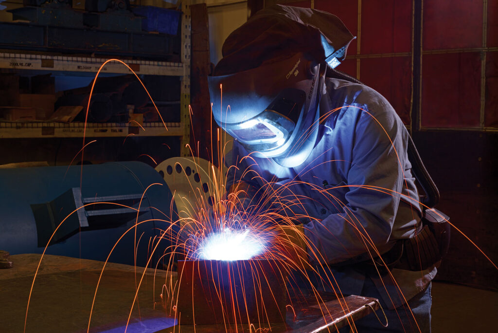 Hayward Tyler welding photography | Stride Creative Group